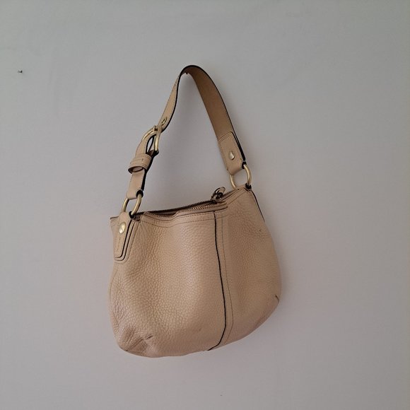 Bags | Coach Sand Handbag | Poshmark